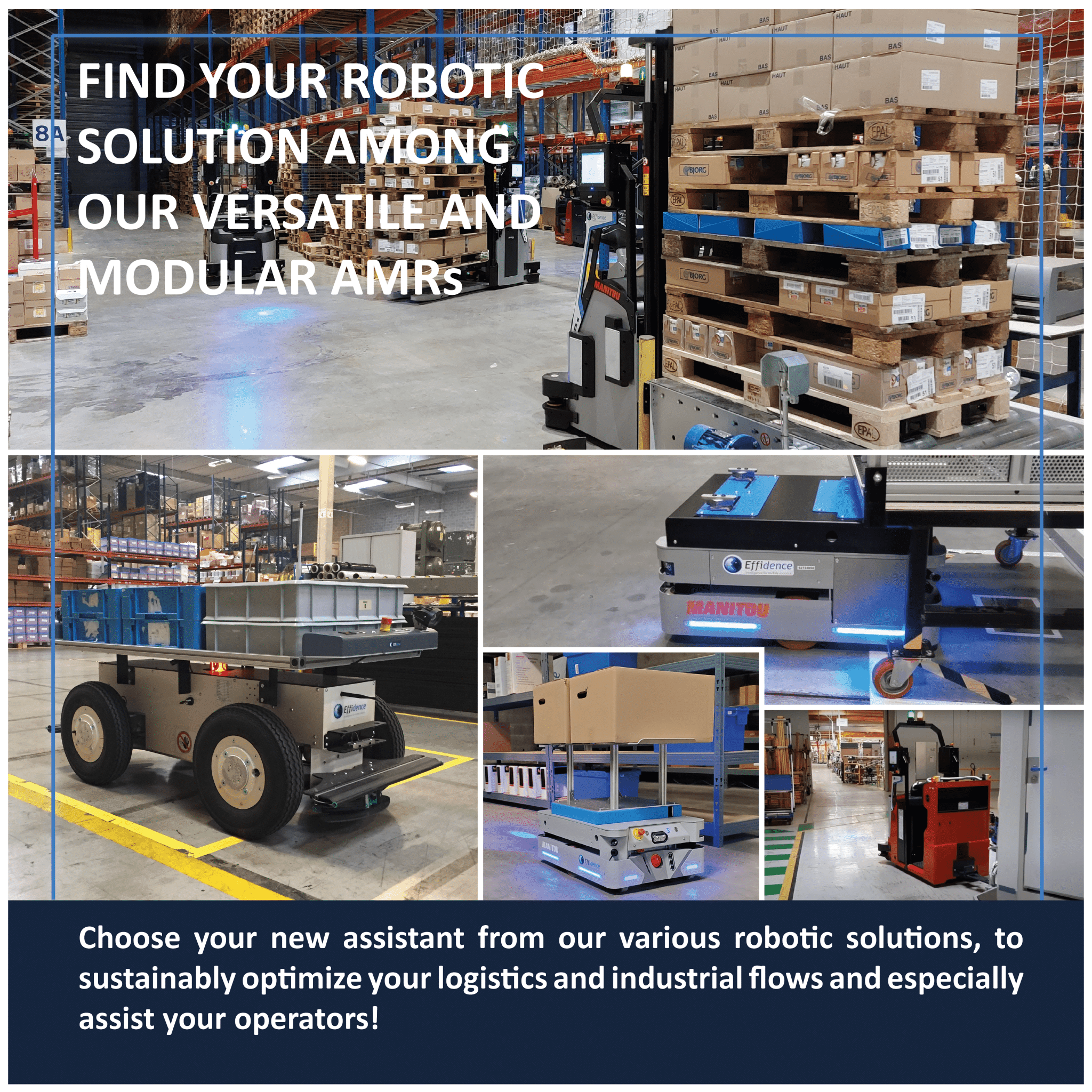 The choice of perfectly safe AMR - EFFIDENCE ROBOTICS